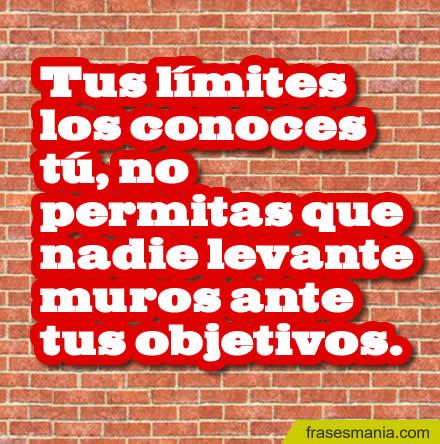 Frases de limites - Imagui